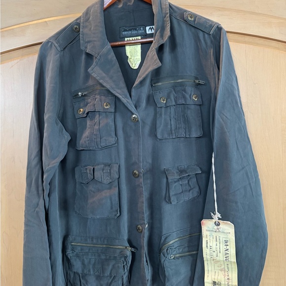 Da-Nang | Jackets & Coats | Danang Black And Green Utility Jacket With ...